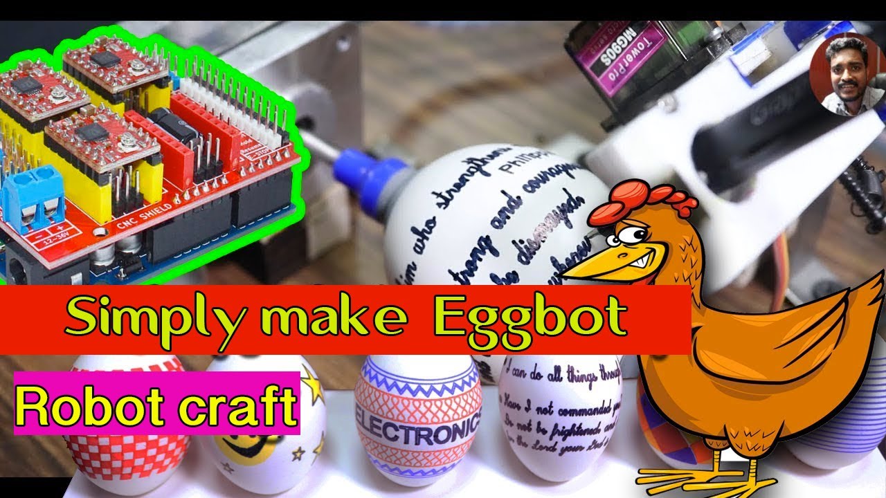 How to make Eggbot simple way | INKSCPE + Eggbot | Experiment uae ...