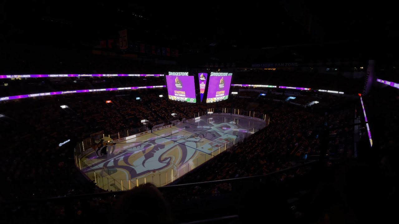 Nashville Predators 2022 Intro + Goal Horn + National Anthem - YouTube