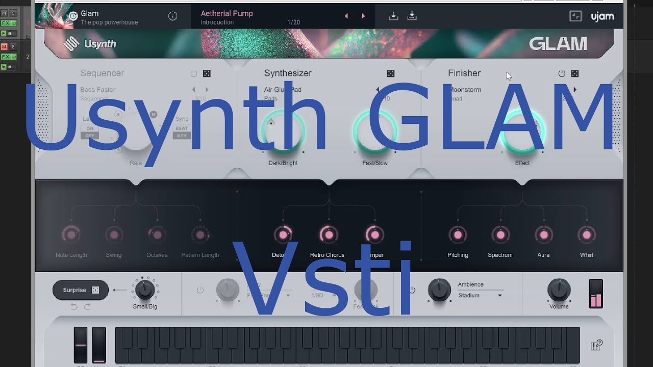 Usynth Glam by Ujam (No Talking) - YouTube