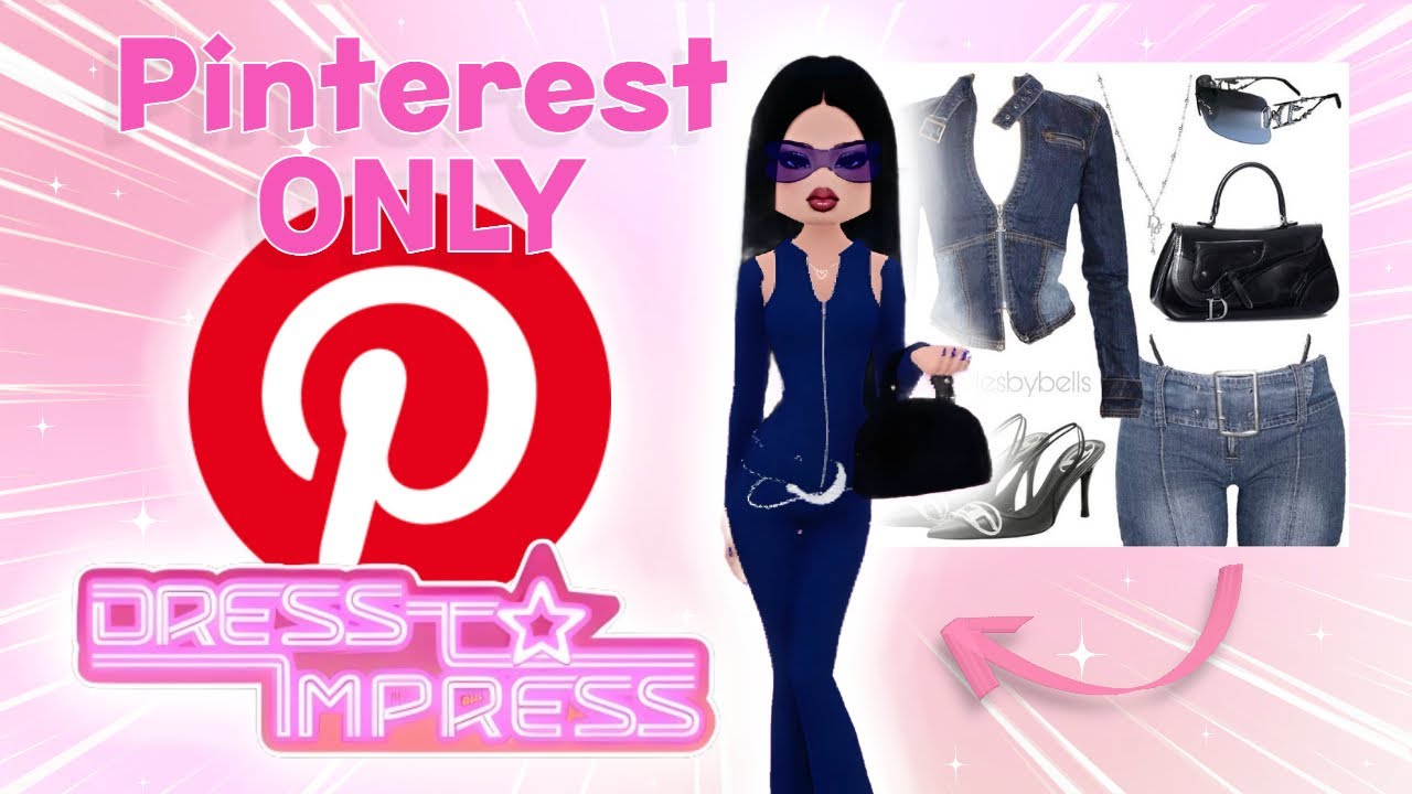 ONLY Using PINTEREST OUTFITS In Dress To Impress! - YouTube
