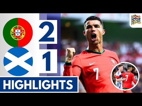 Ronaldo 88' Winner! Portugal vs Scotland 2 1 Extended HIGHLIGHTS   Nations League!