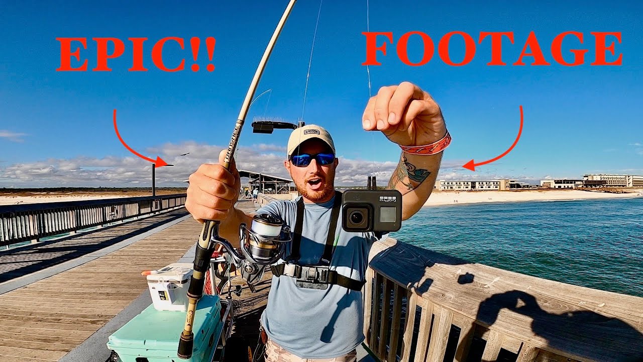 I Put a Go Pro Camera on my Fishing Rod and THIS is What Happened ...