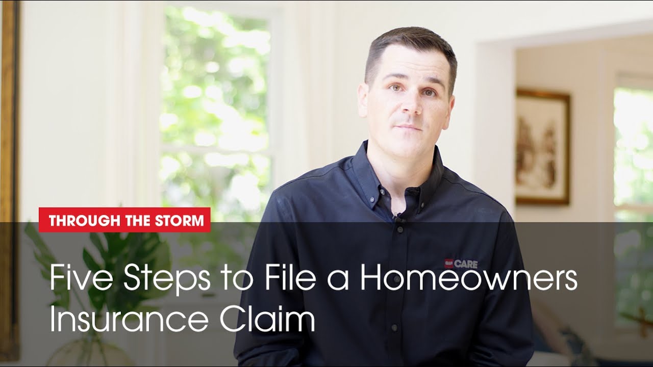 Five Steps to File a Homeowners Insurance Claim | GAF Roofing - YouTube