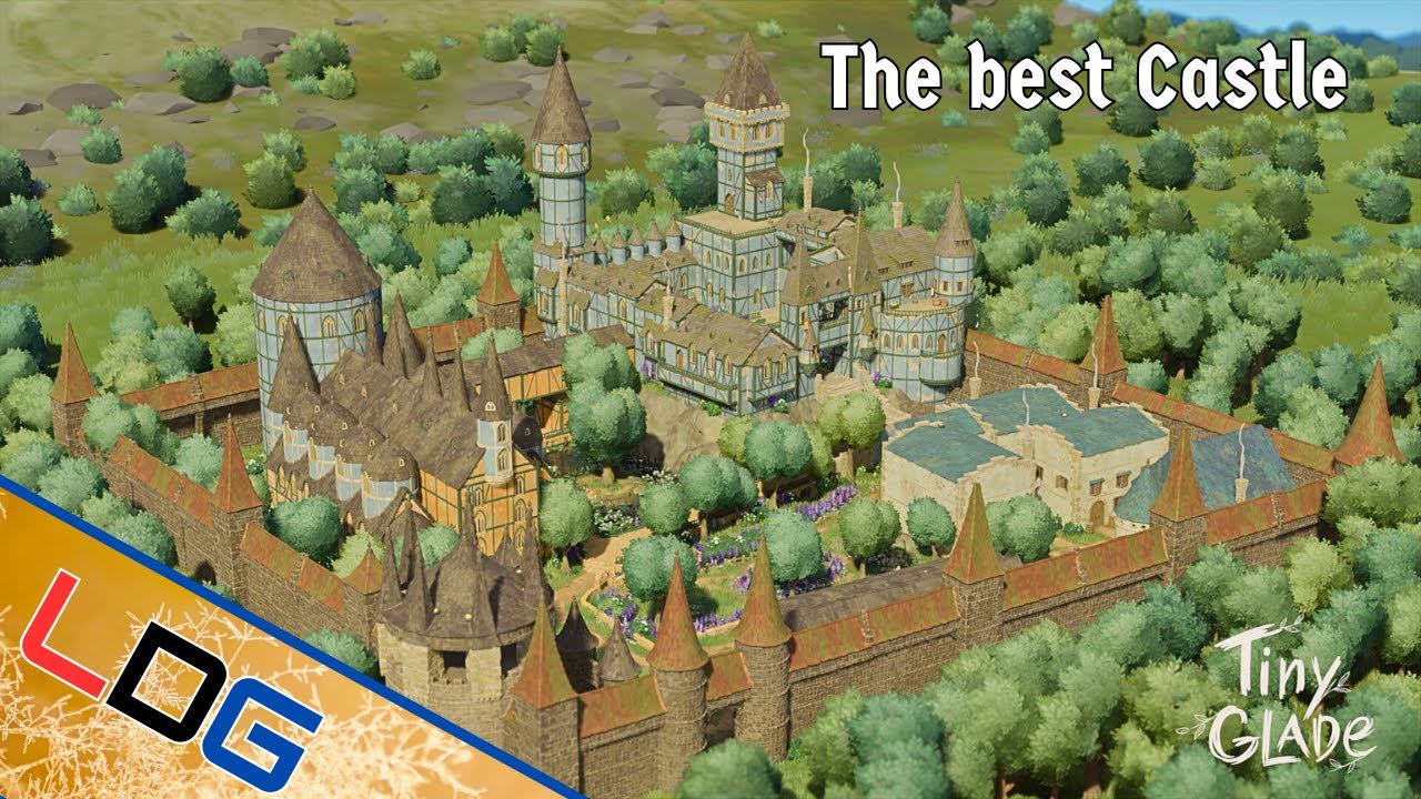 I spent many hours building the best castle in tiny glade without ...