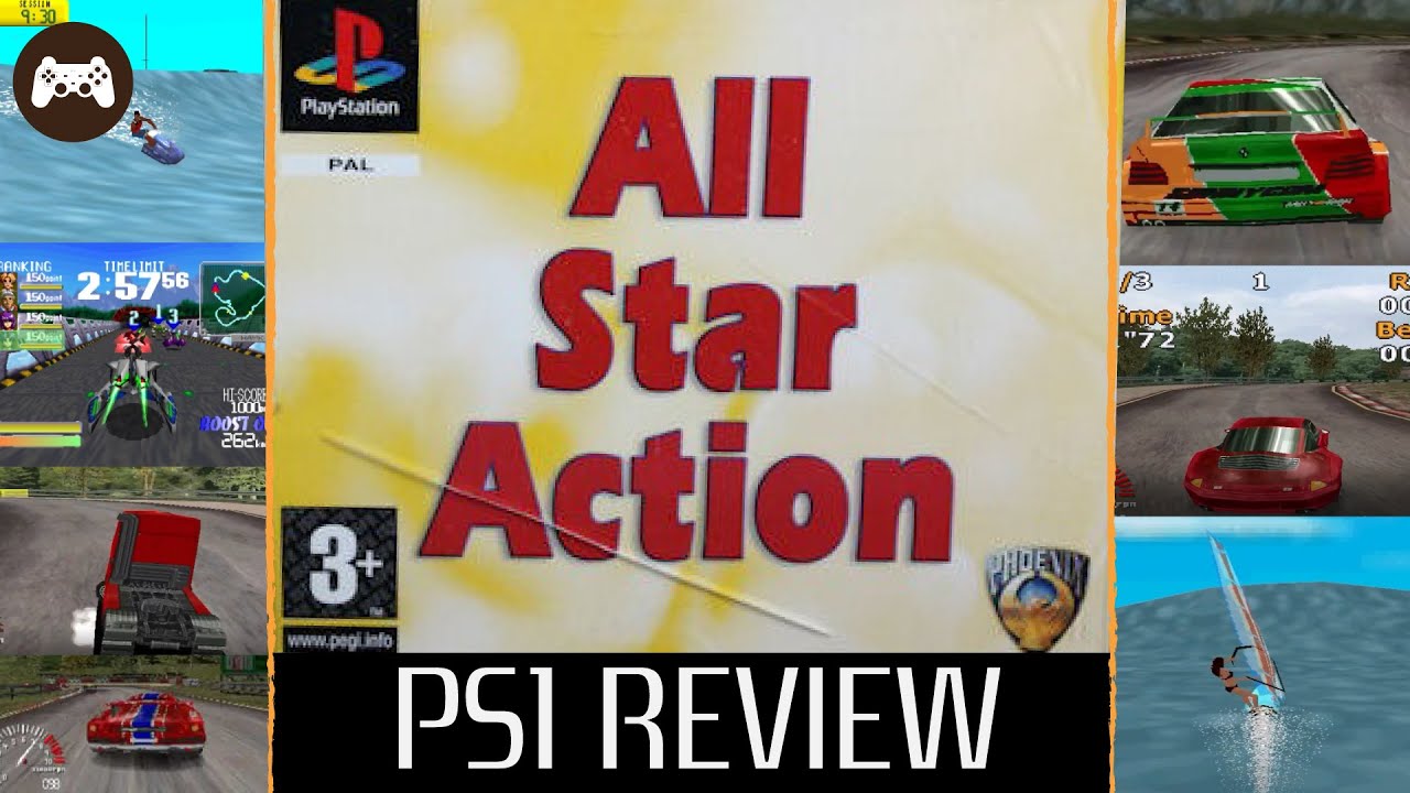 All Star Action PS1 Review - All Star Action PS1 - YouTube