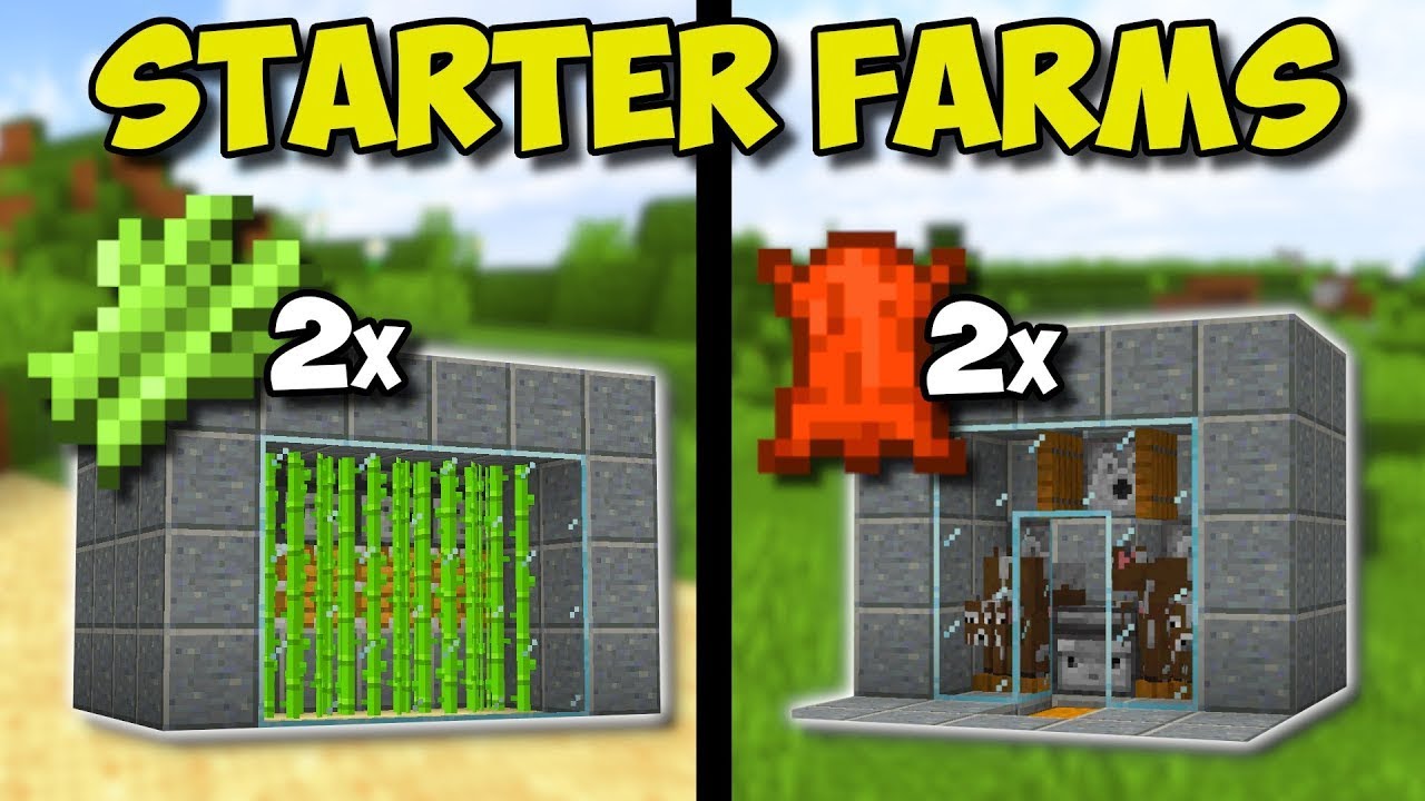 Top 5 *EASY and Simple* MINECRAFT Farms To Make In Your Survival World ...