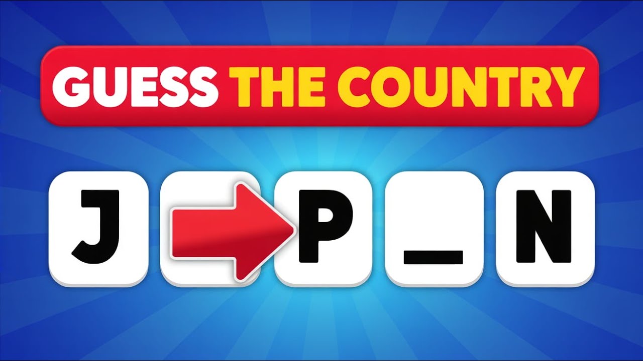 Guess the Country by Word 🌍 | 45 Fun Geography Quiz Questions 2025 ...
