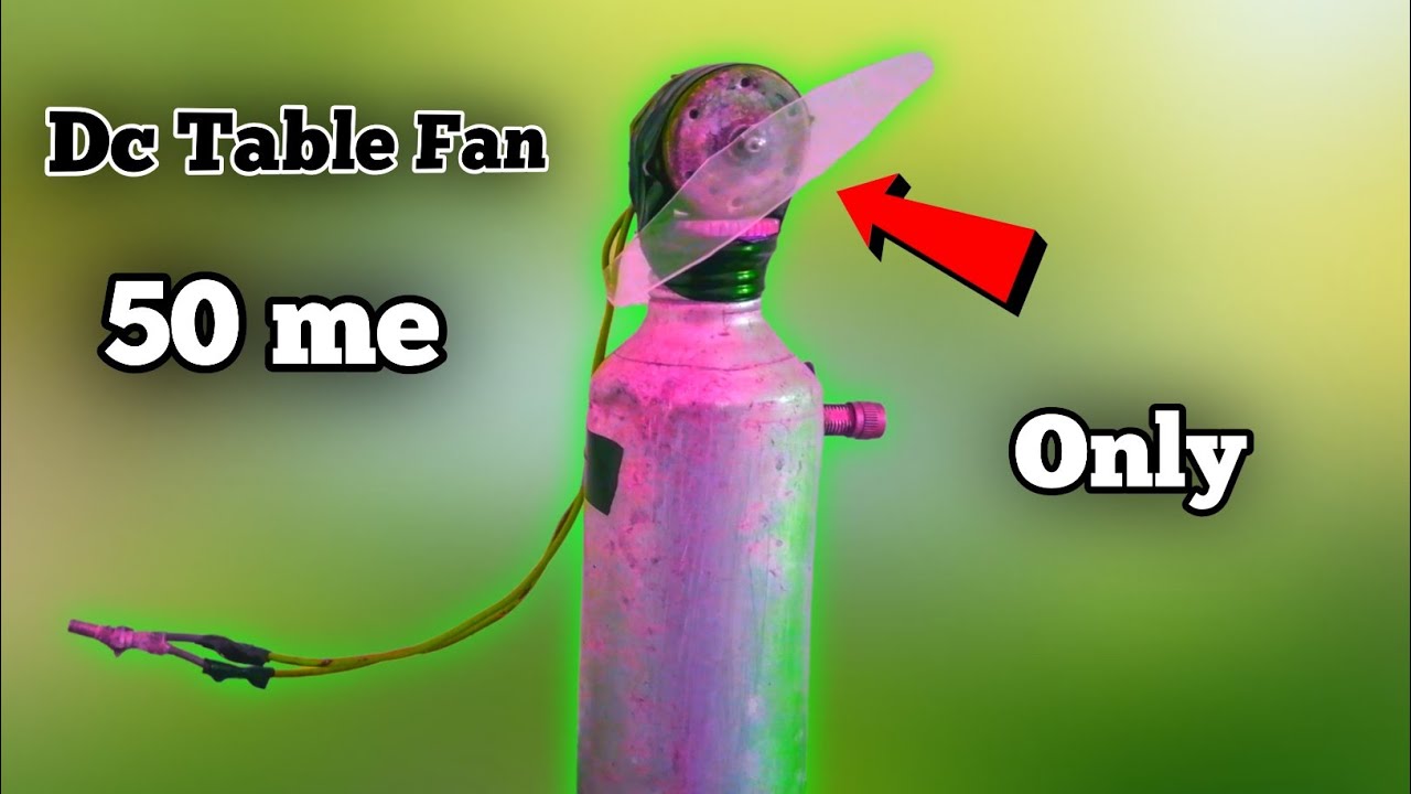 How to make Home made mini Table Fan || only 50 rupees me table fan ...