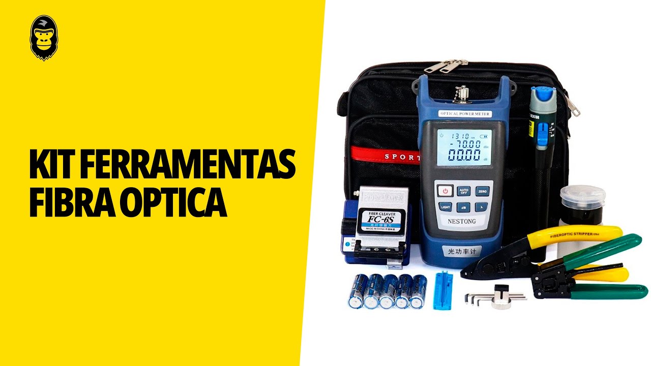 Kit Ferramentas Fibra Óptica Conecte com Precisão - YouTube