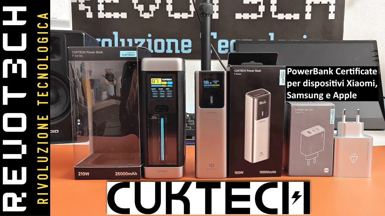 CUKTECH POWER BANK KIT: Affidabilità e Potenza per Tutte le Occasioni ...