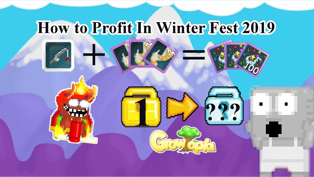 How To Profit In Winter Fest - Growtopia - YouTube