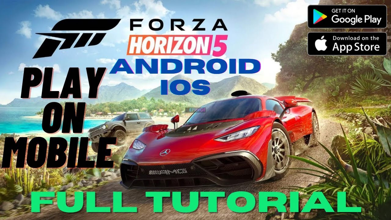 How to play FORZA HORIZON 5(All PC&PS Games)on Mobile/Full Tutorial ...