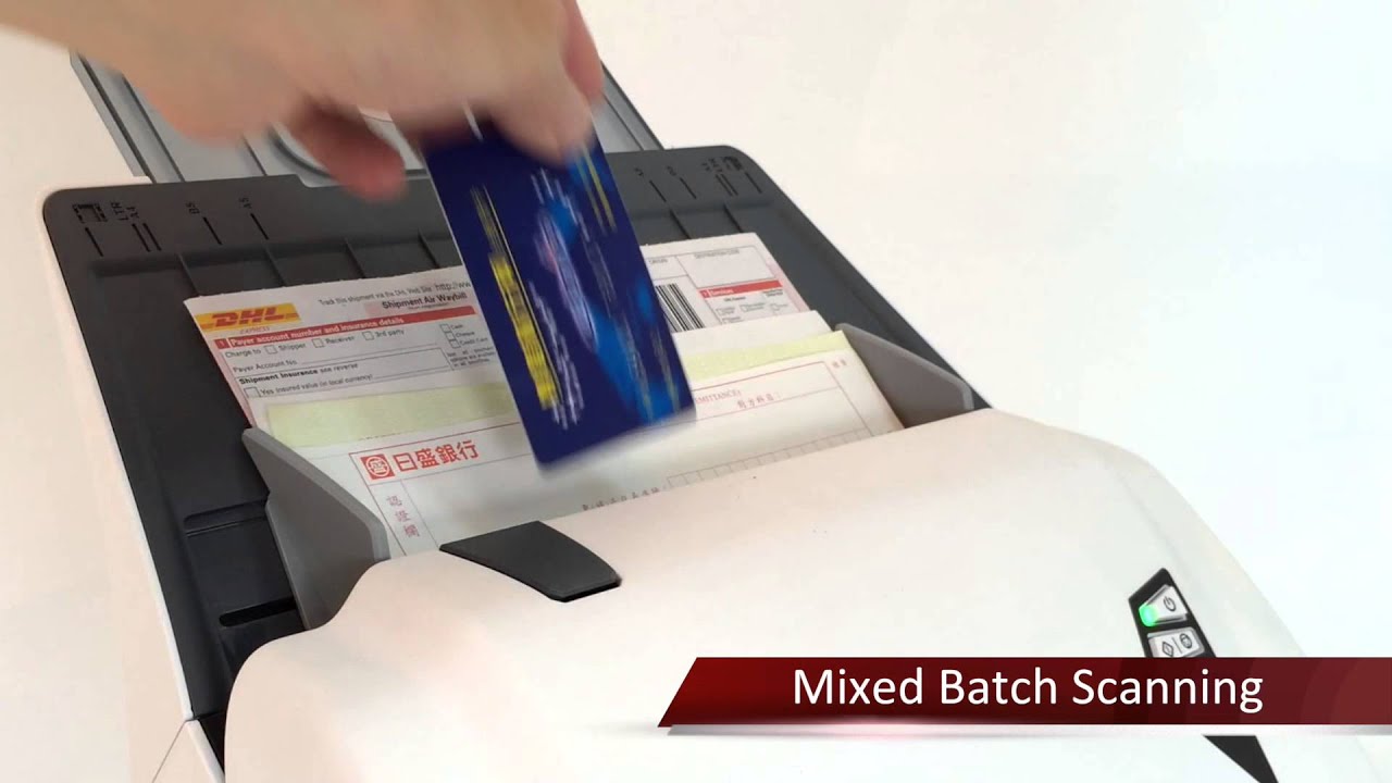 Mustek P-series document scanners demonstration - YouTube