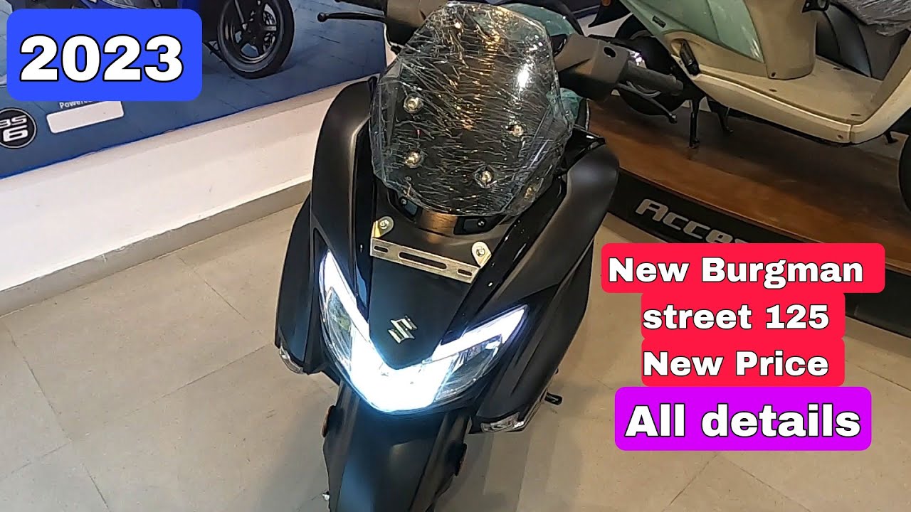 Suzuki Burgman street 125 2023 Model (Matt Grey) New Price, Mileage ...