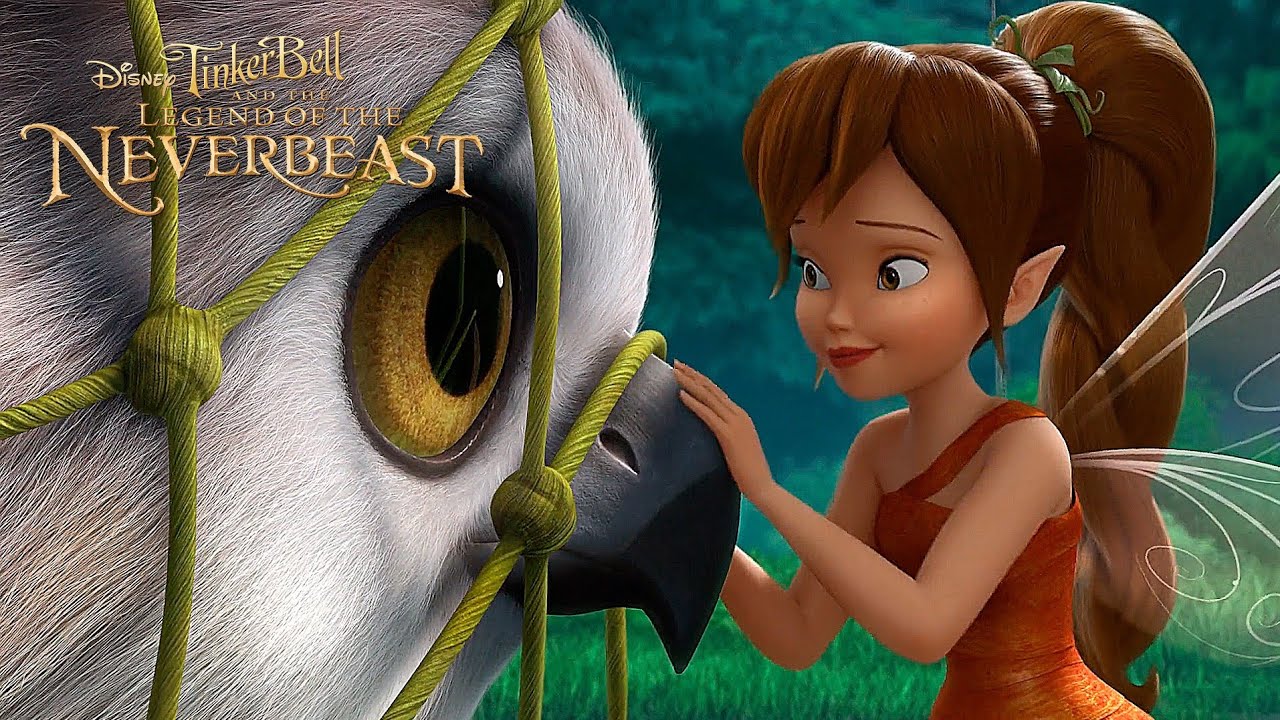 TinkerBell And The Legend Of The NeverBeast: The baby hawk - YouTube