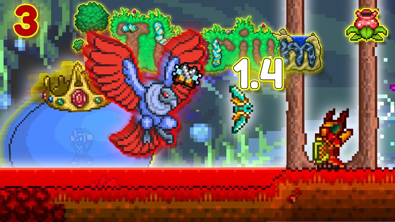 Modded Terraria Tri-Boss TAKEDOWN! | Terraria Thorium 1.7 #3 - YouTube