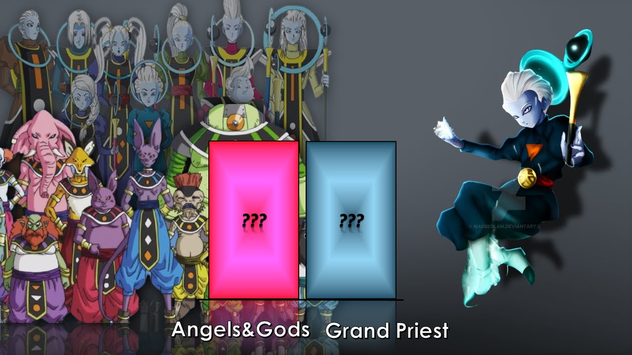 GRAND PRIEST Vs GOD'S & ANGEL'S Power level - YouTube