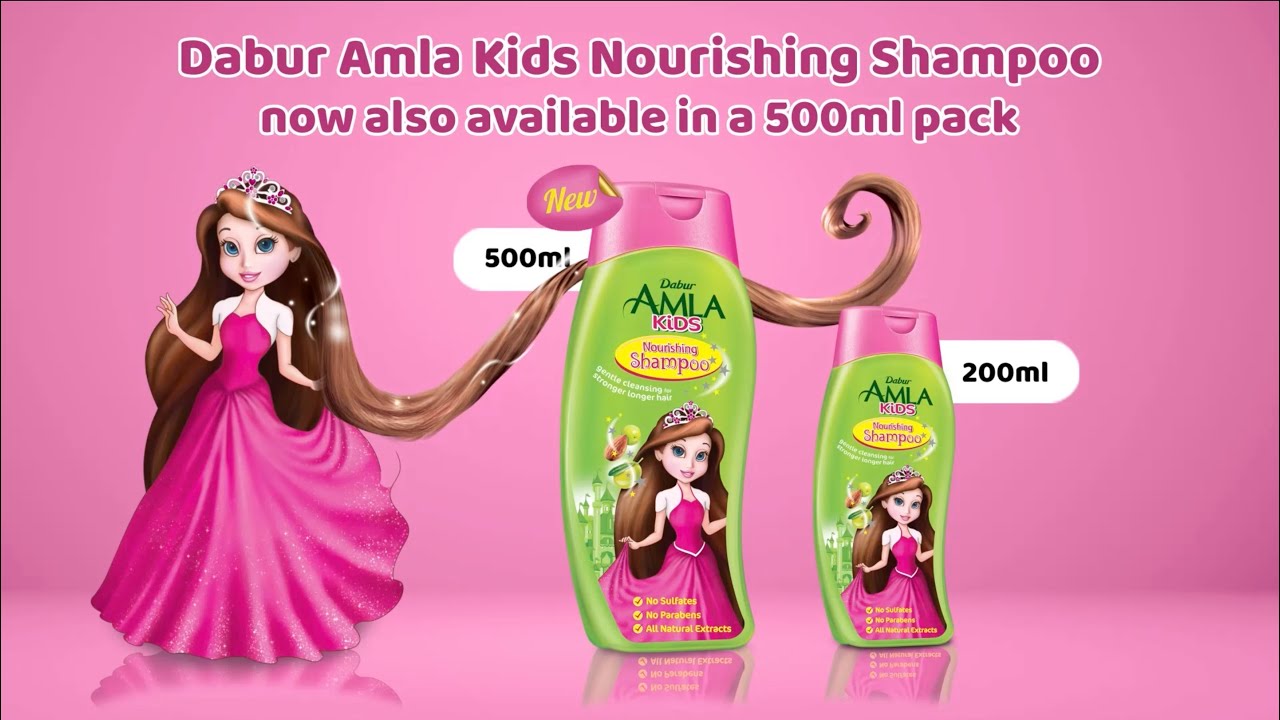 Dabur Amla Kids Nourishing Shampoo | Now available in bigger size - YouTube