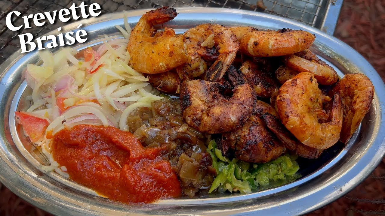 CREVETTE BIEN BRAISÉ AU BARBECUE (Épice poisson ) RECETTE PUB - YouTube