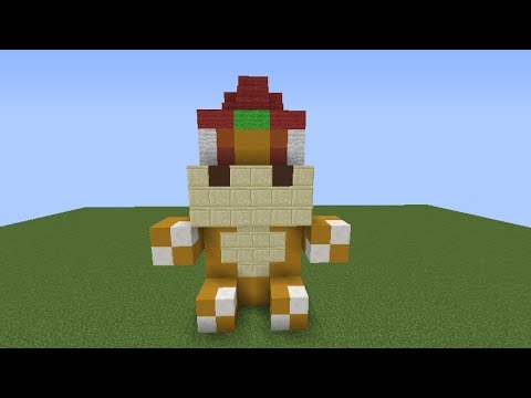 Minecraft Tutorial: Bowser Plushie - YouTube