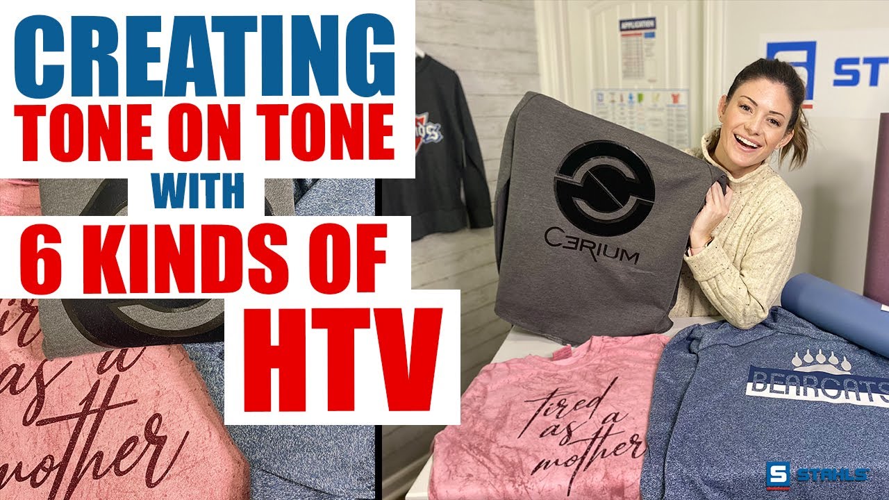 How to Create Tone on Tone Apparel with Different HTV | Going Tonal ...