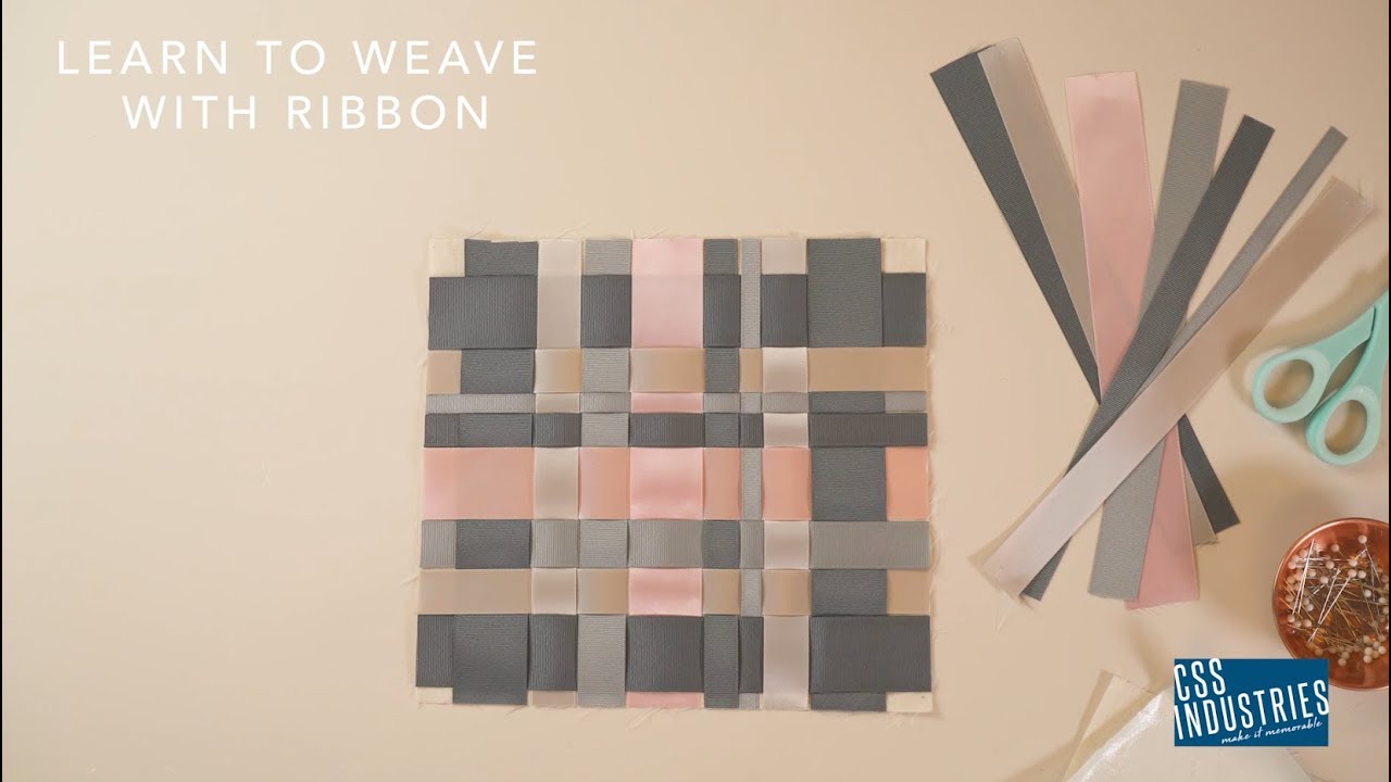 Learn to Weave With Ribbon - YouTube