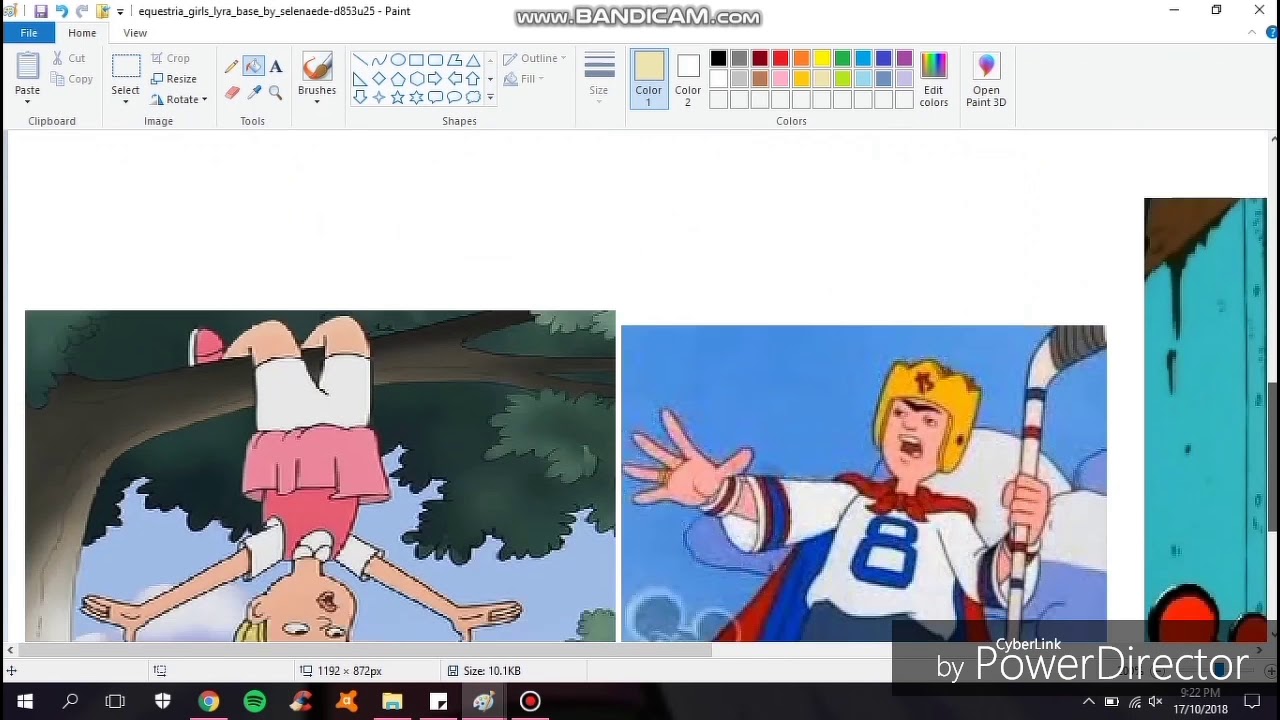 Mlp Speedpaint Upside Down Girl King Bob And Randall From Recess - YouTube
