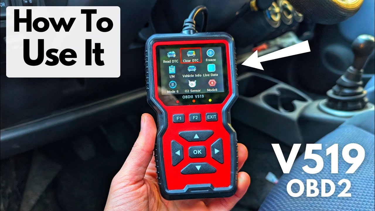 How to SETUP & Use - OBD2 Car Scanner V519 - YouTube
