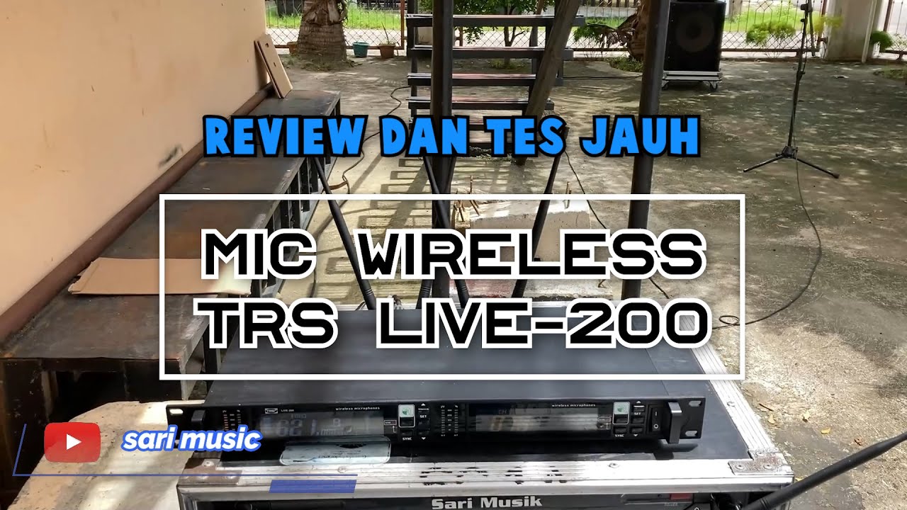 Review Microphone Wireless TRS LIVE 200 dan Tes Jarak Jauh - YouTube