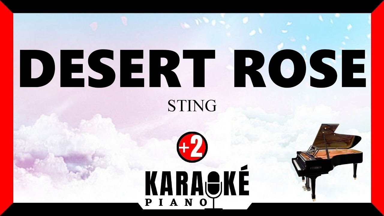 Desert rose STING (Karaoké Piano Français) +2 - YouTube