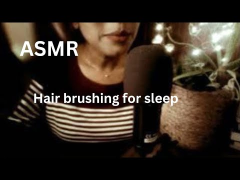 ASMR Hair Brushing & soft Humming for sleep😴🌧️#asmr malayalam ...
