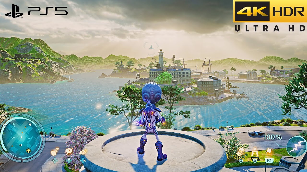 Destroy All Humans 2 Reprobed (PS5) HDR Exclusive Early Gameplay Part 1 ...