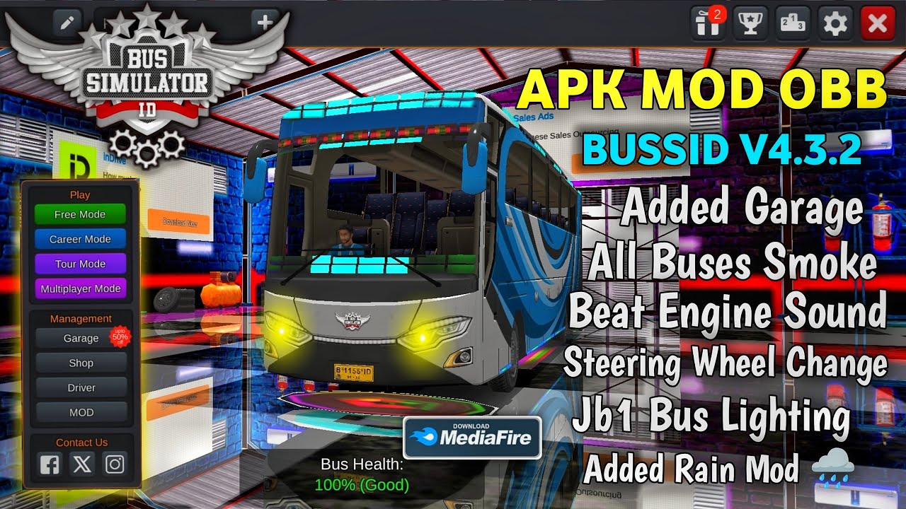 Bussid v4.3.2 Update Apk+Obb Modify Obb For Bus Simulator Indonesia ...