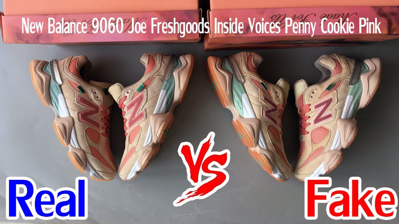 Real vs Fake New Balance 9060 Joe Freshgoods Inside Voices Penny Cookie ...