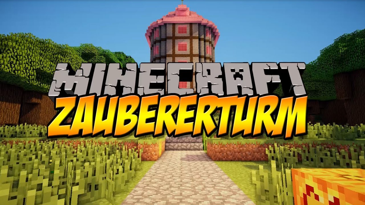 Minecraft ZAUBERERTURM | DOWNLOAD & MITBAUAKTION - YouTube