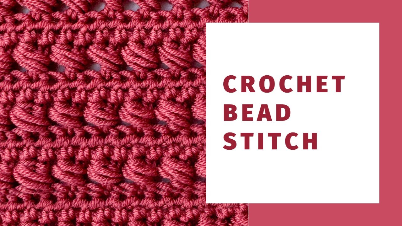Bead Stitch | Crochet tutorial - YouTube