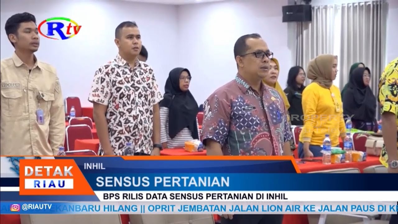 BPS RILIS DATA SENSUS PERTANIAN DI INHIL - YouTube