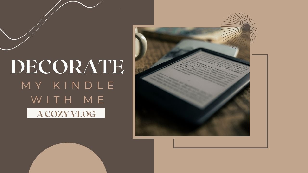 Cozy DIY Decorate my Kindle Case with Me Winter 2023 - YouTube