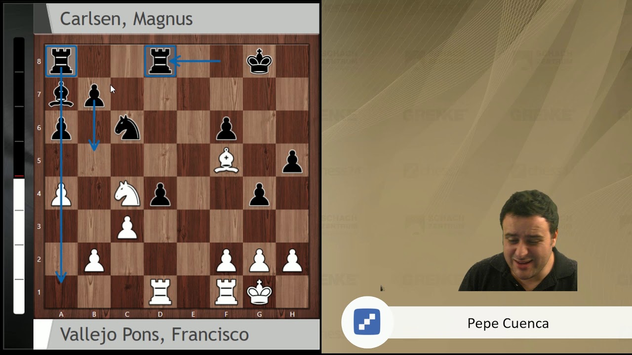 Paco Vallejo vs. Magnus Carlsen | GRENKE Chess Game of the day - YouTube