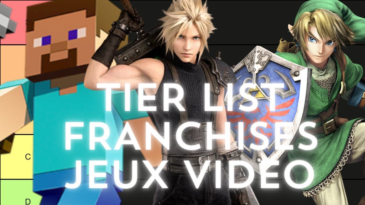 Tier list des franchises de Jeux Vidéo - Traff List - YouTube