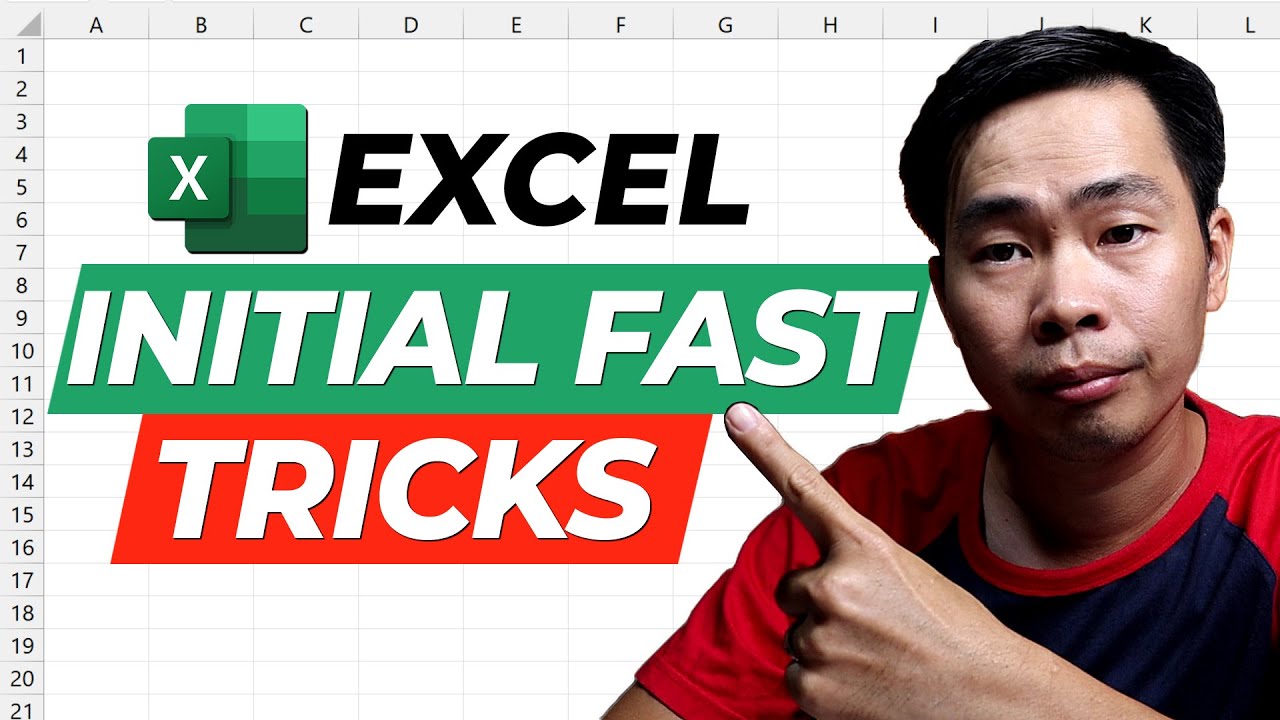 Excel Tricks How To Get Initial From Name In Excel Fast Without Formula Excel Tricks How To Get Initial From Name In Excel Fast Without Formula