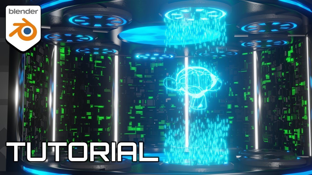 Easy Star Trek Style Transporter Effect | Blender 3.4.1 Geometry Nodes ...