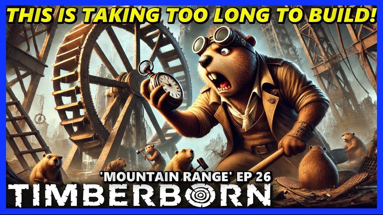 Have I underestimated this HUGE WATERWHEEL PROJECT? - TIMBERBORN Update ...