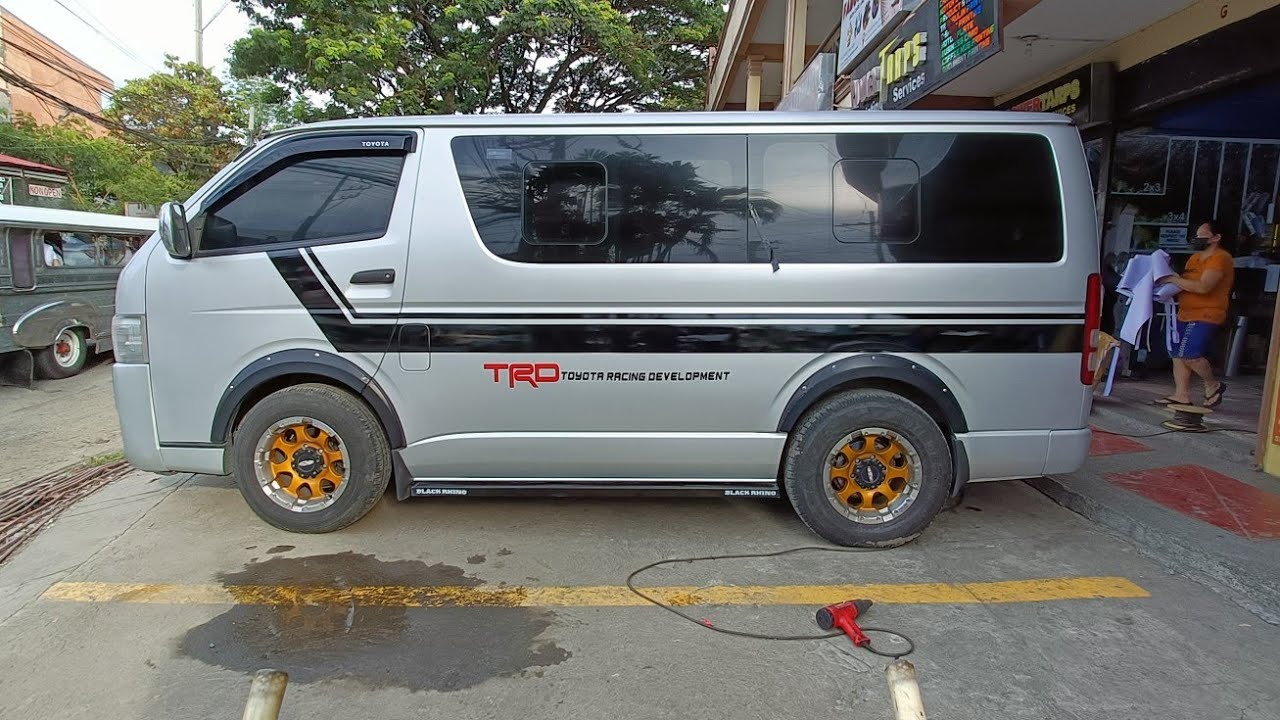 From Capiz TRD HI ACE Decal sticker Design & installation - YouTube