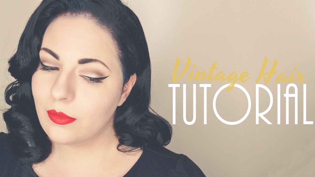 Vintage Hair Tutorial - YouTube