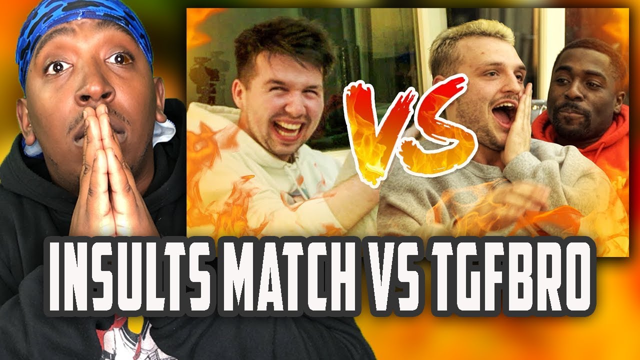 American Reacts To INSULTS MATCH vs TGFBRO - YouTube
