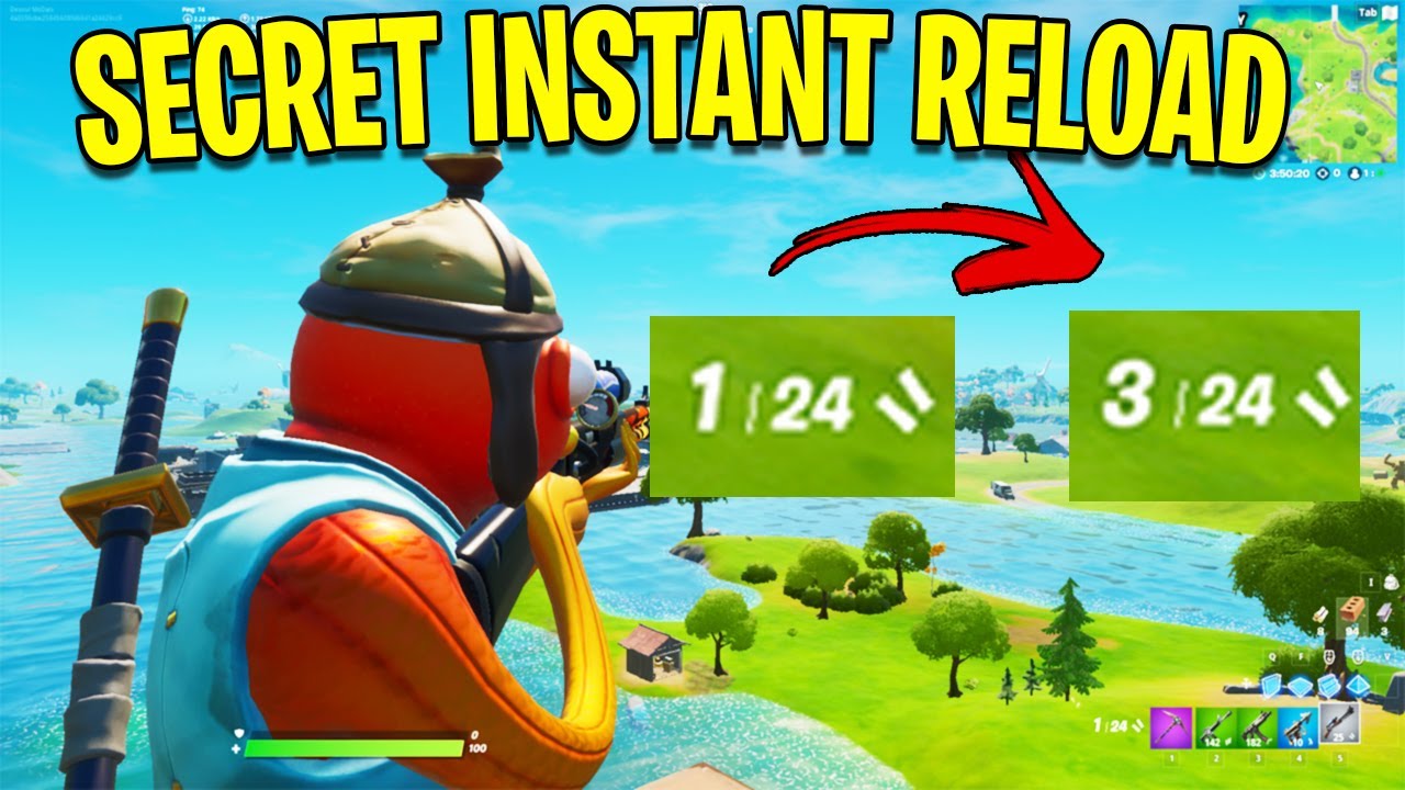 How To Instant Reload in Fortnite Chapter 2 Season 3! (Secret glitch ...