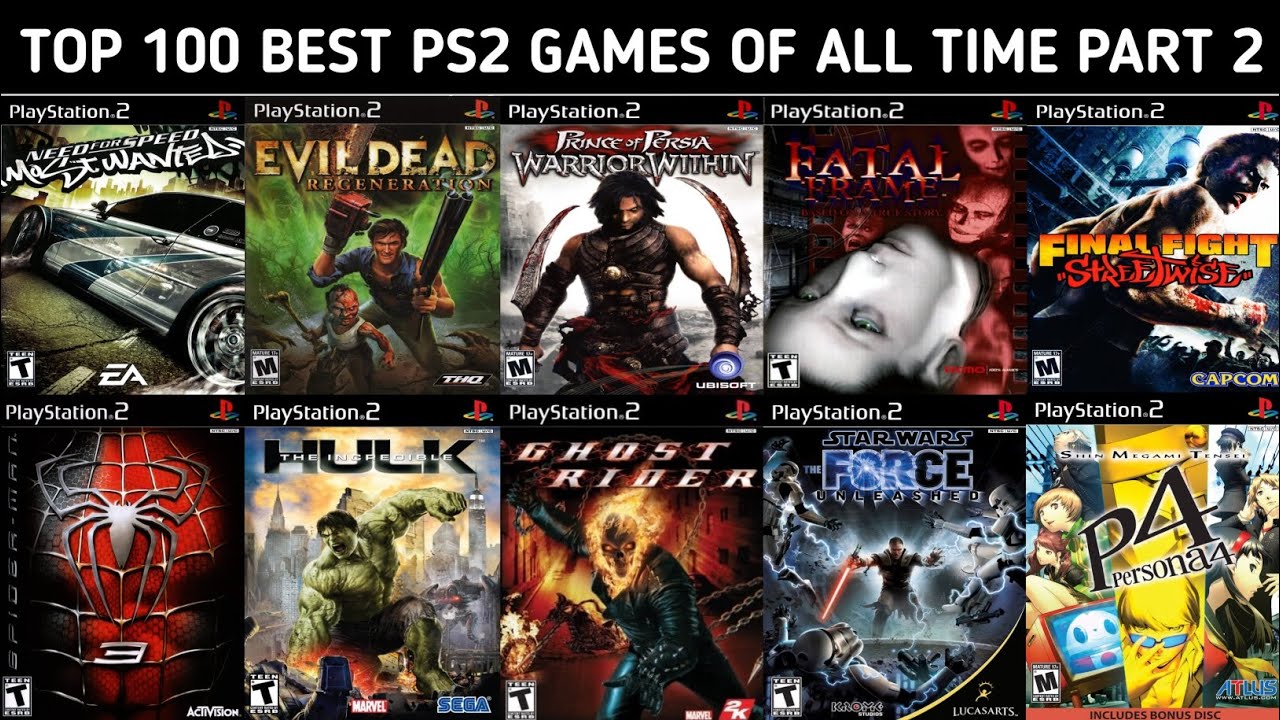Top 100 Best PS2 Games Of All Time Part 2 | Best PlayStation 2 Games ...