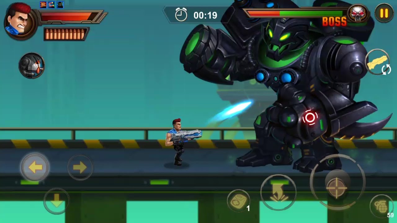 Metal Squad: Shooting Gameplay - TENGUKA Boss - YouTube