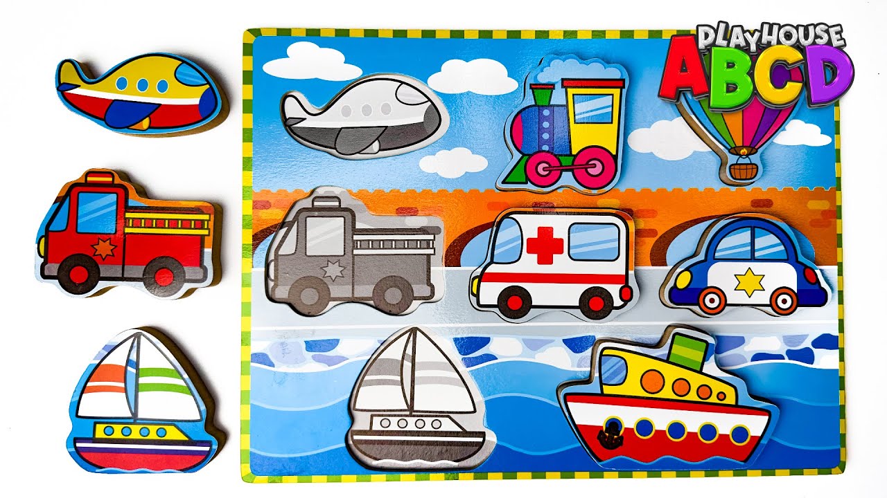 Los Medios de Transporte para Niños | Juegos Educativos | Español ...